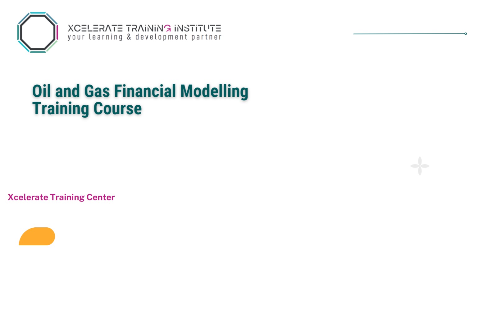 Oil and Gas Financial Modelling Training Course - Xcelerate